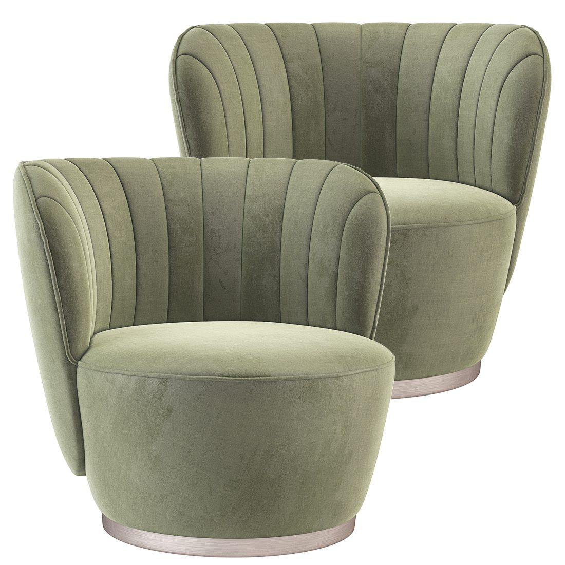 Pearl Armchair Domkapa 3D Model for VRay, Corona | CGMood