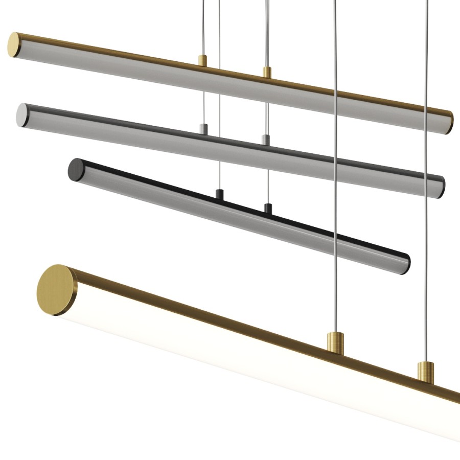West Elm Light Rods Led Pendant Lamp - 3D Model for VRay, Corona
