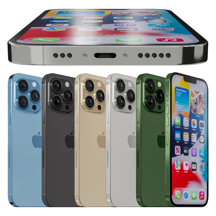 Iphone 13 Pro Max - 3D Model for Corona