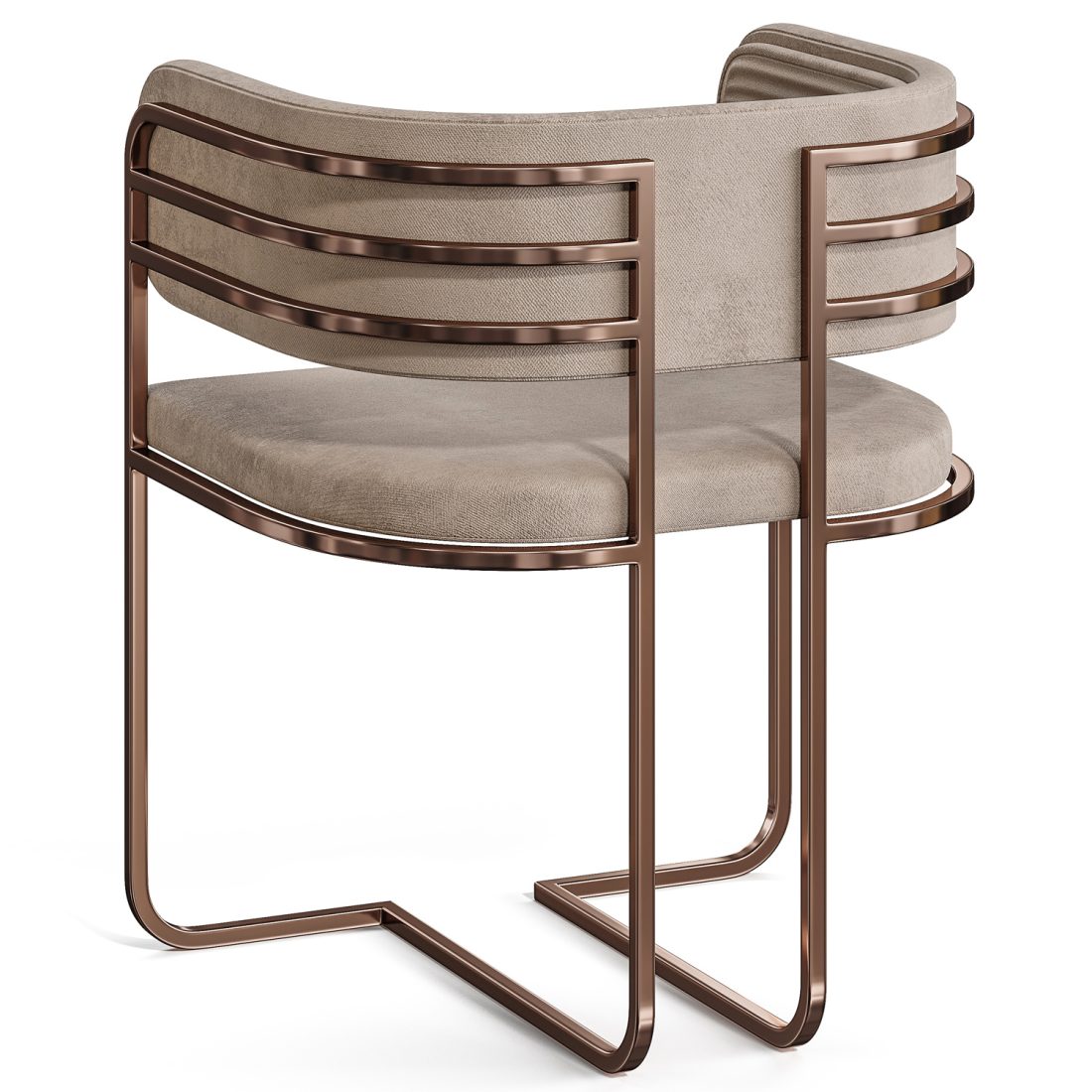 Dining Table And Chair Zebrano Diego - 3D Model for Corona