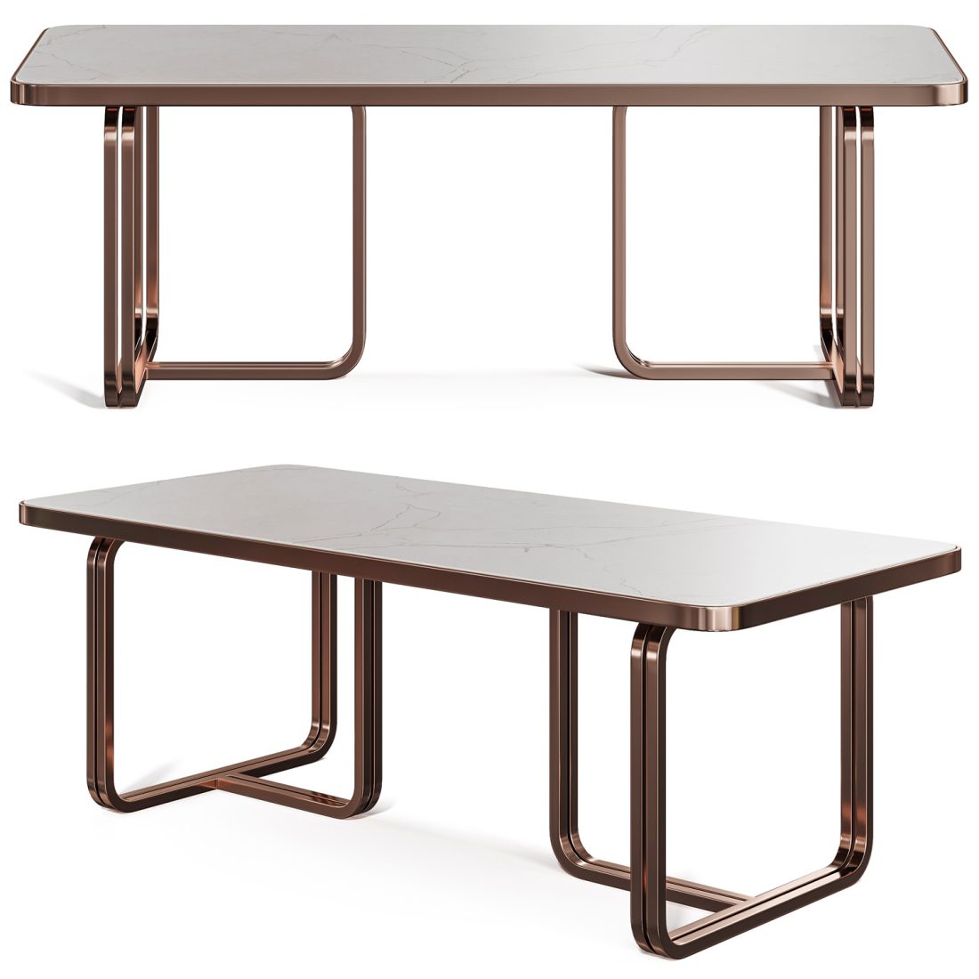 Dining Table And Chair Zebrano Diego - 3D Model for Corona