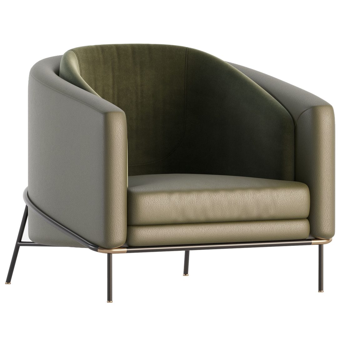 Fil Noir Armchair 3D Model for VRay, Corona | CGMood