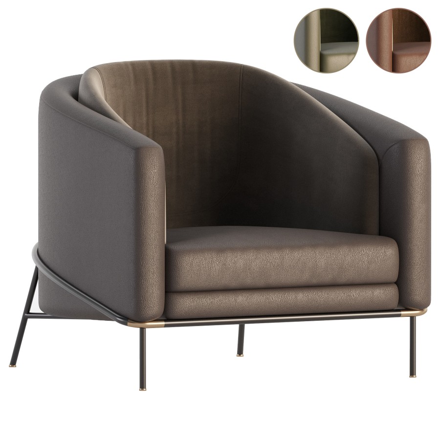 Fil Noir Armchair 3D Model for VRay, Corona | CGMood