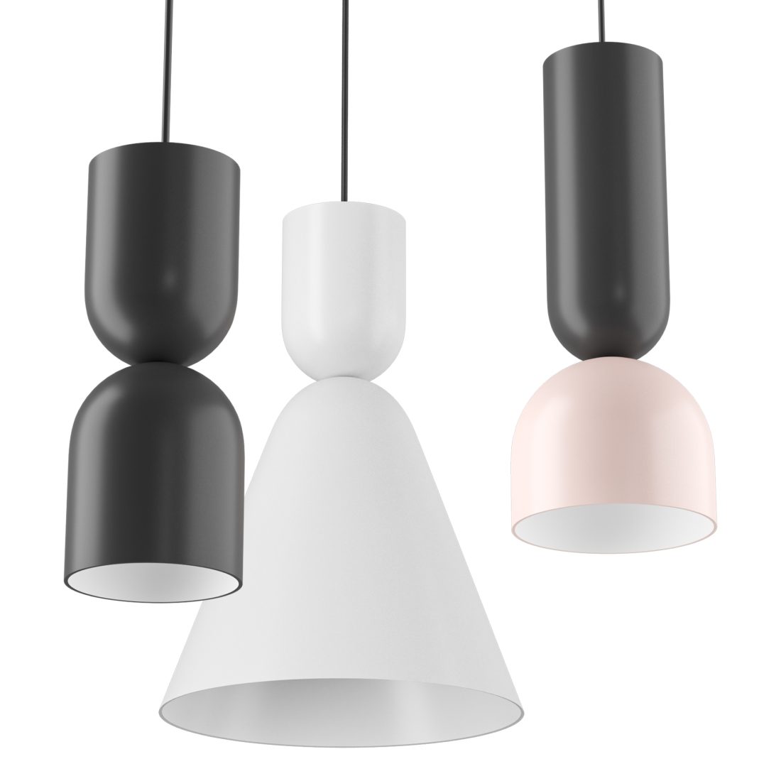 Zoe Duo Intra Lighting | Hanging Lamp 3D Model for Corona | CGMood