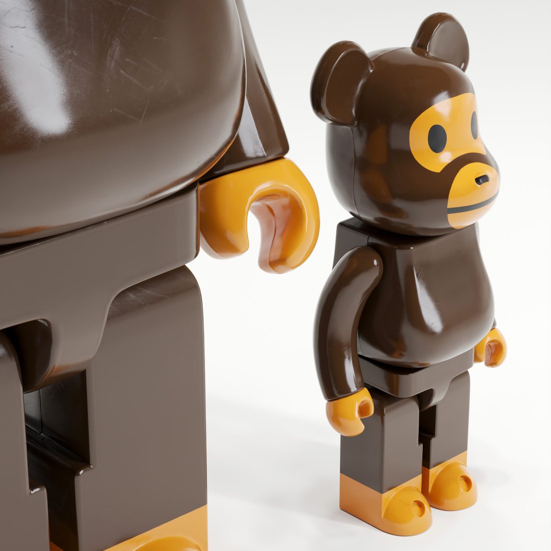 Bearbrick / Bape Milo 3D Model for VRay, Corona | CGMood