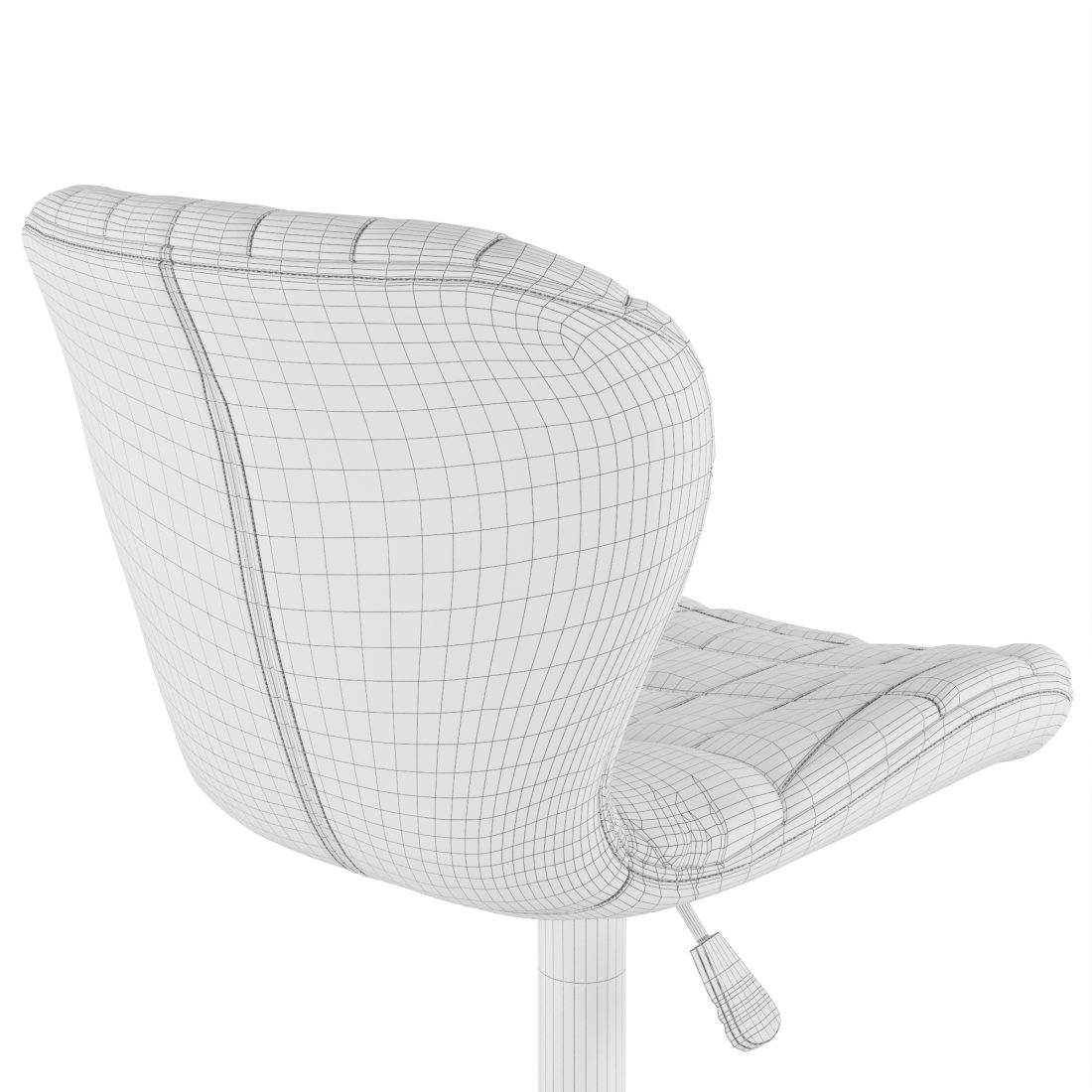 Bar Stool Brend - 3D Model for VRay, Corona