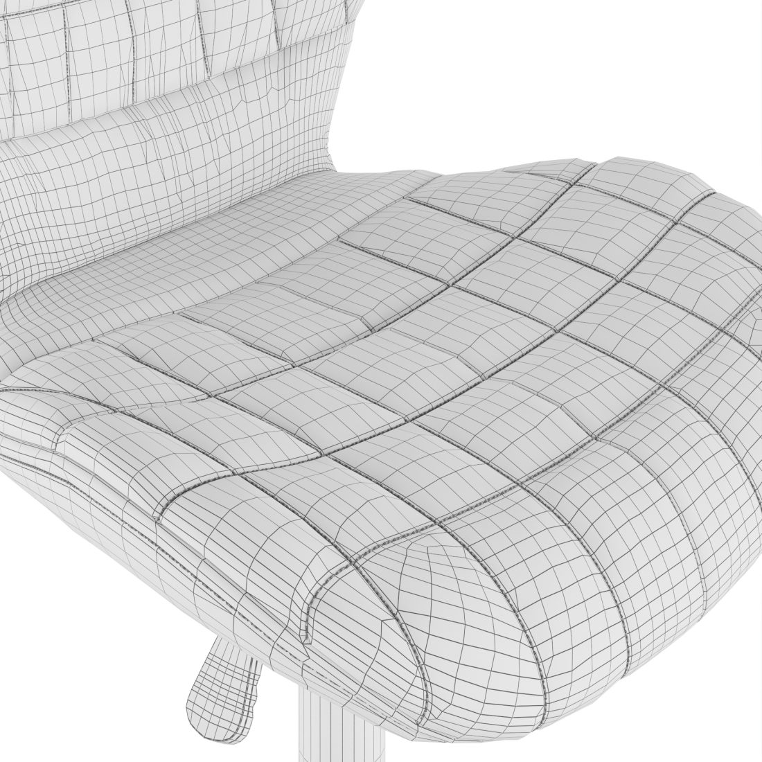 Bar Stool Brend - 3D Model for VRay, Corona
