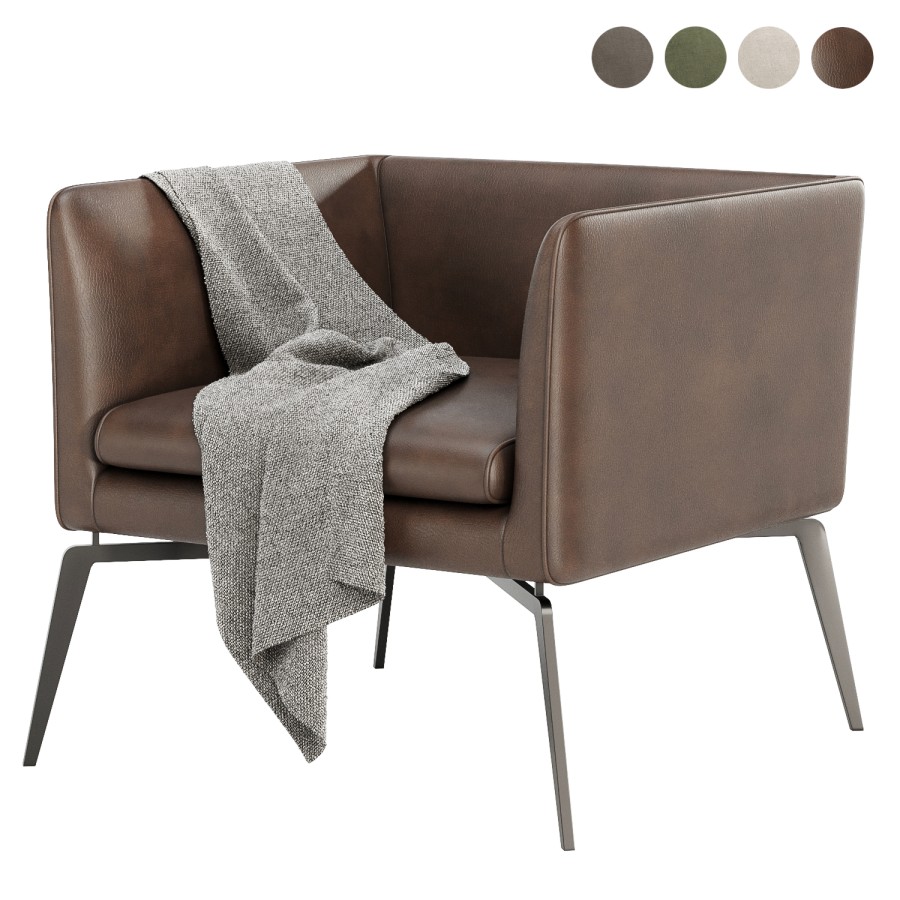 Armchair Alivar Pady - 3D Model for VRay, Corona
