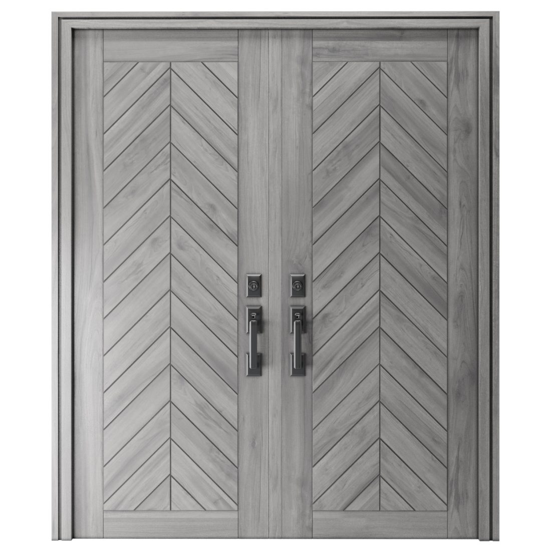 Modern Door Set 03 - 3D Model for VRay, Corona