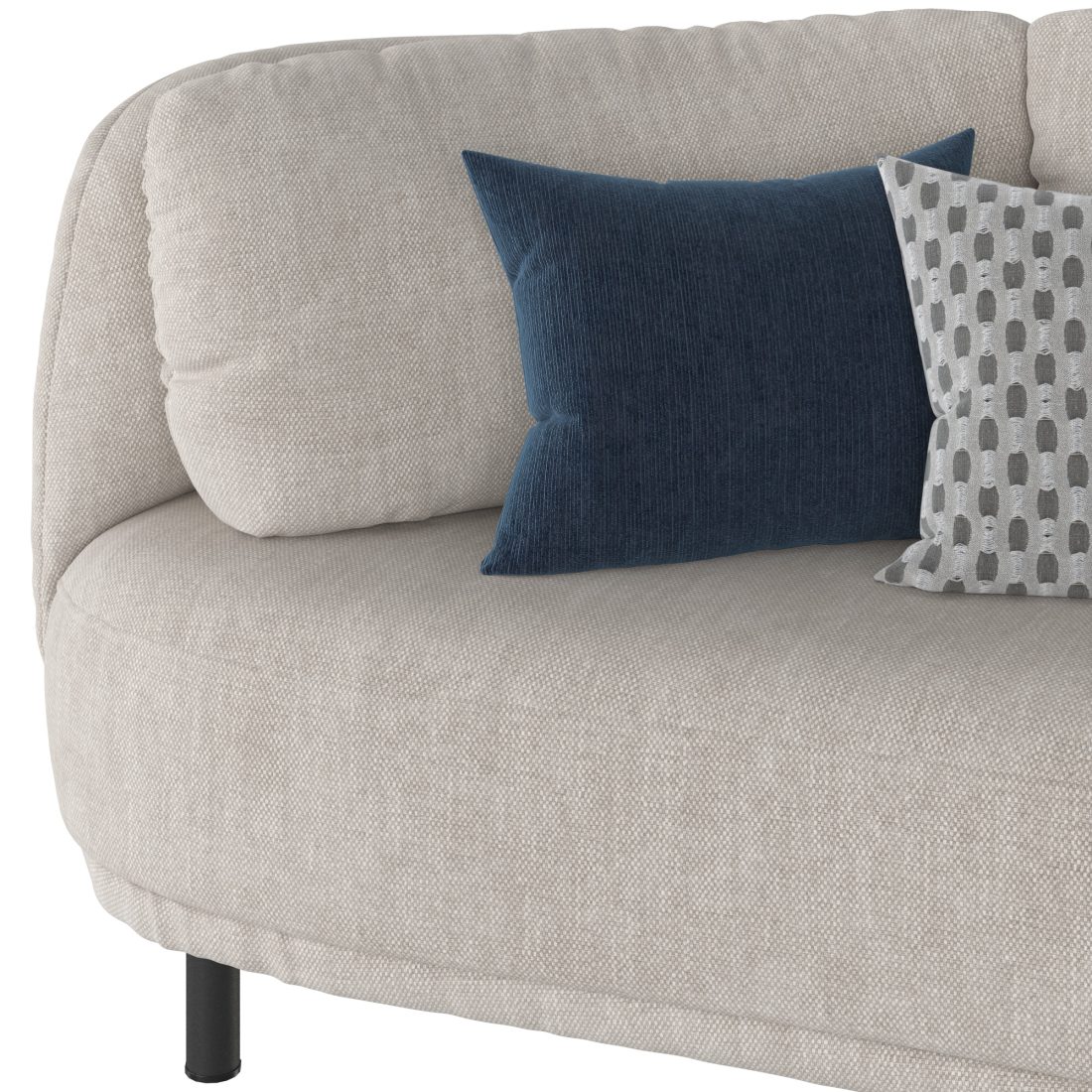 Sofa Aro 3D Model for VRay, Corona | CGMood