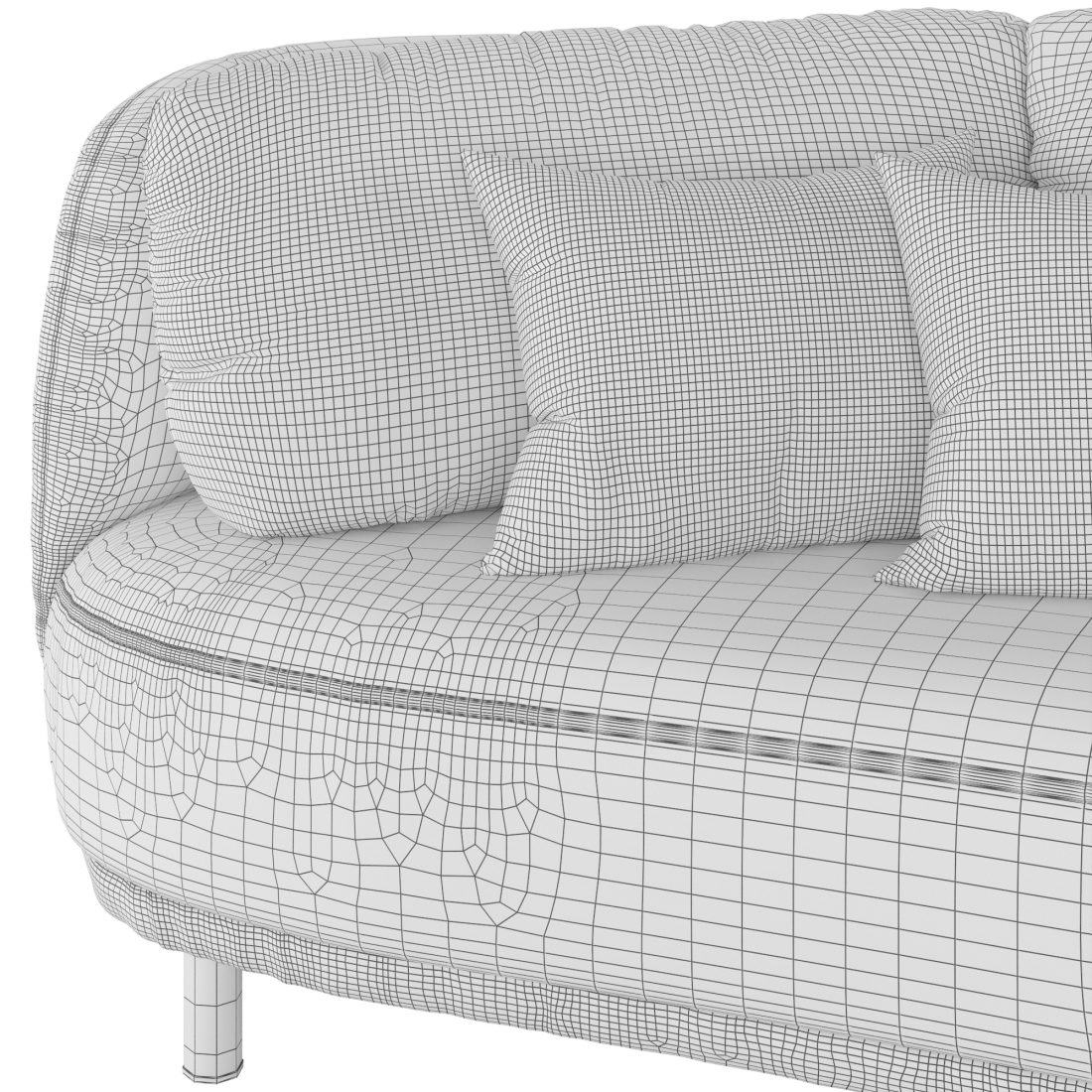 Sofa Aro 3D Model for VRay, Corona | CGMood