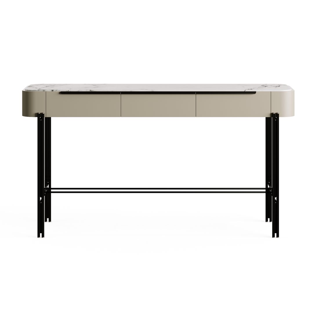 Praddy Console Bamboo Nt077 - 3D Model for VRay, Corona