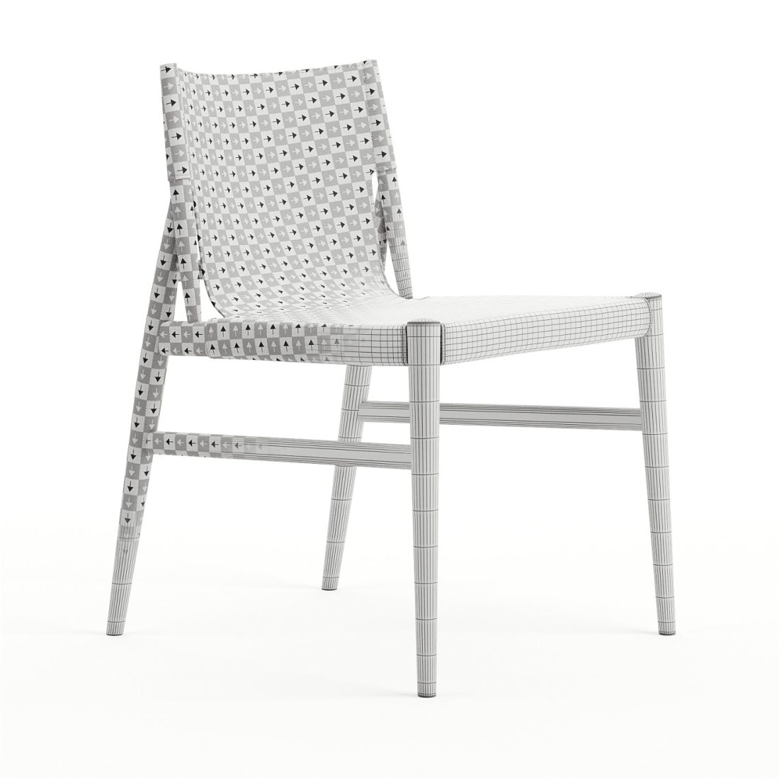 Porro - Voyage Chair - 3D Model for Corona