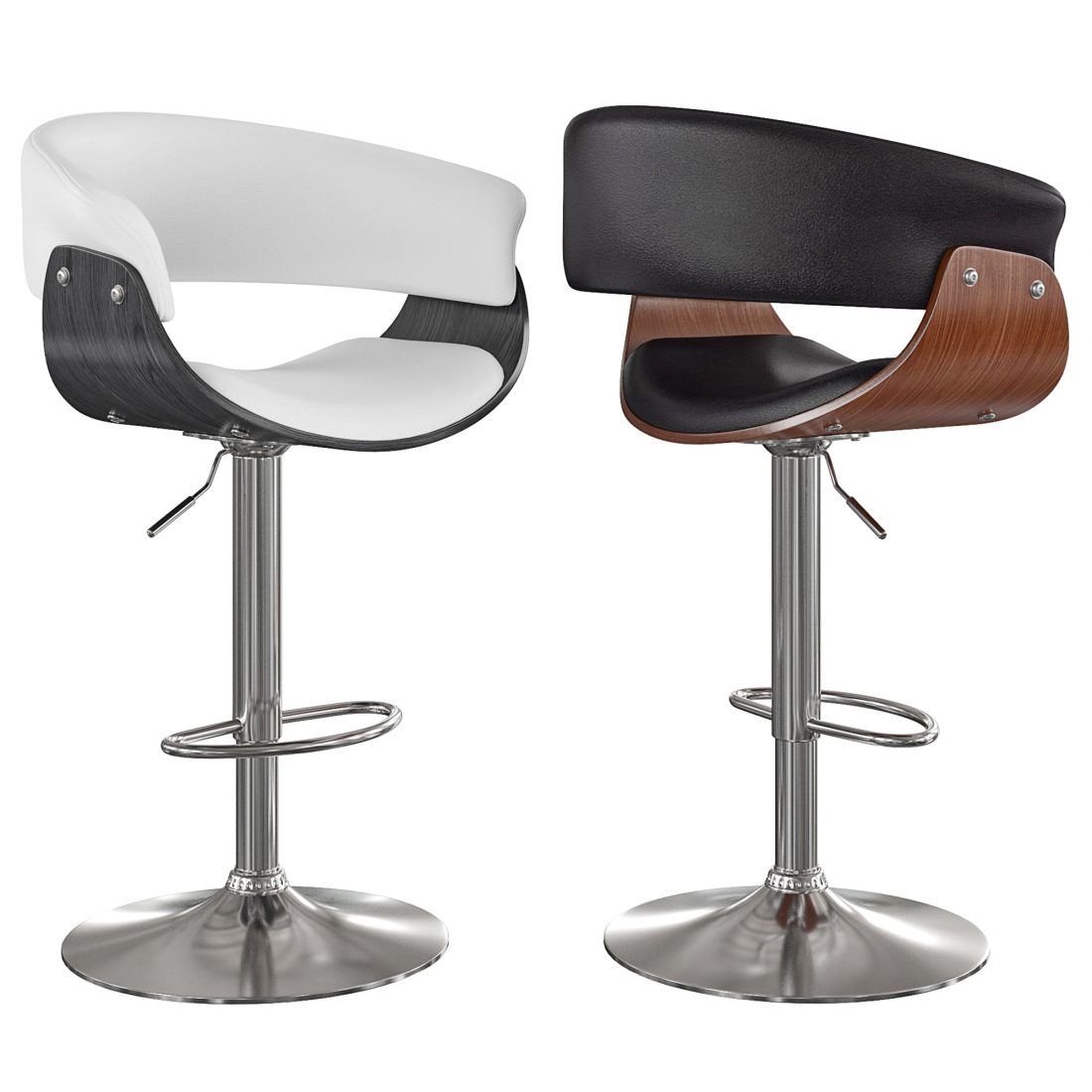 Bar Stool Ostin 3D Model for VRay, Corona | CGMood