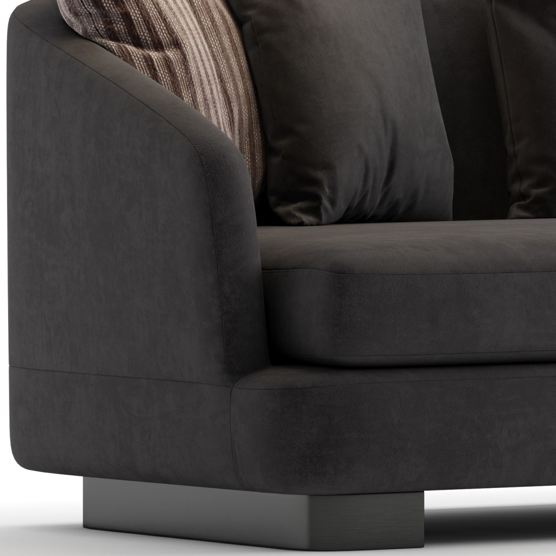 Moon Sofa Fabric And Velvet Materials - 3D Model for VRay, Corona
