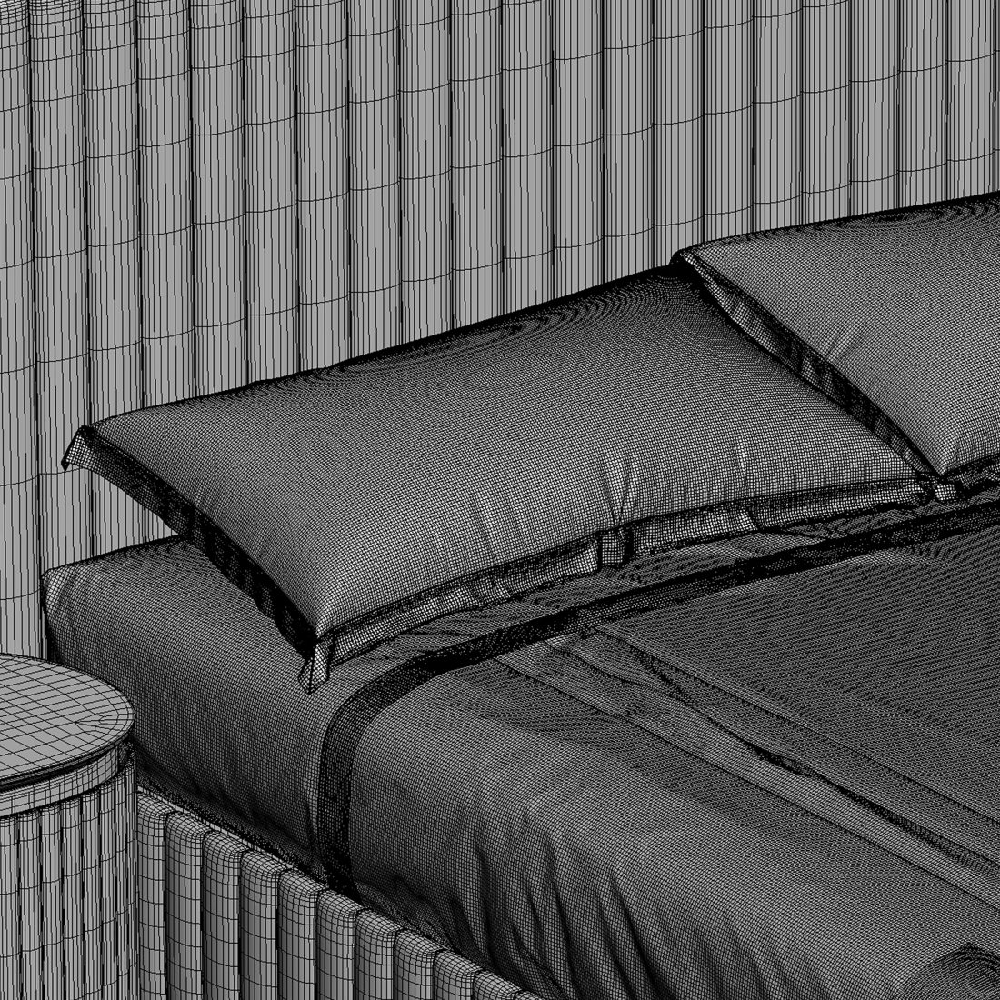 Visionnaire Leonardo Bed - 3D Model for Corona