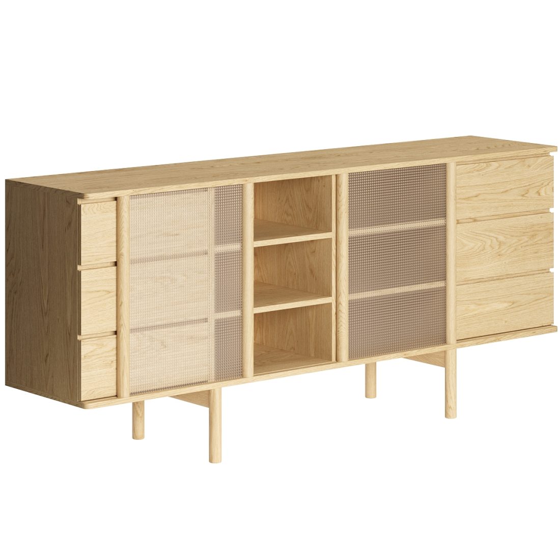 Rikyu Sideboard By Ariake 3D Model for Corona | CGMood