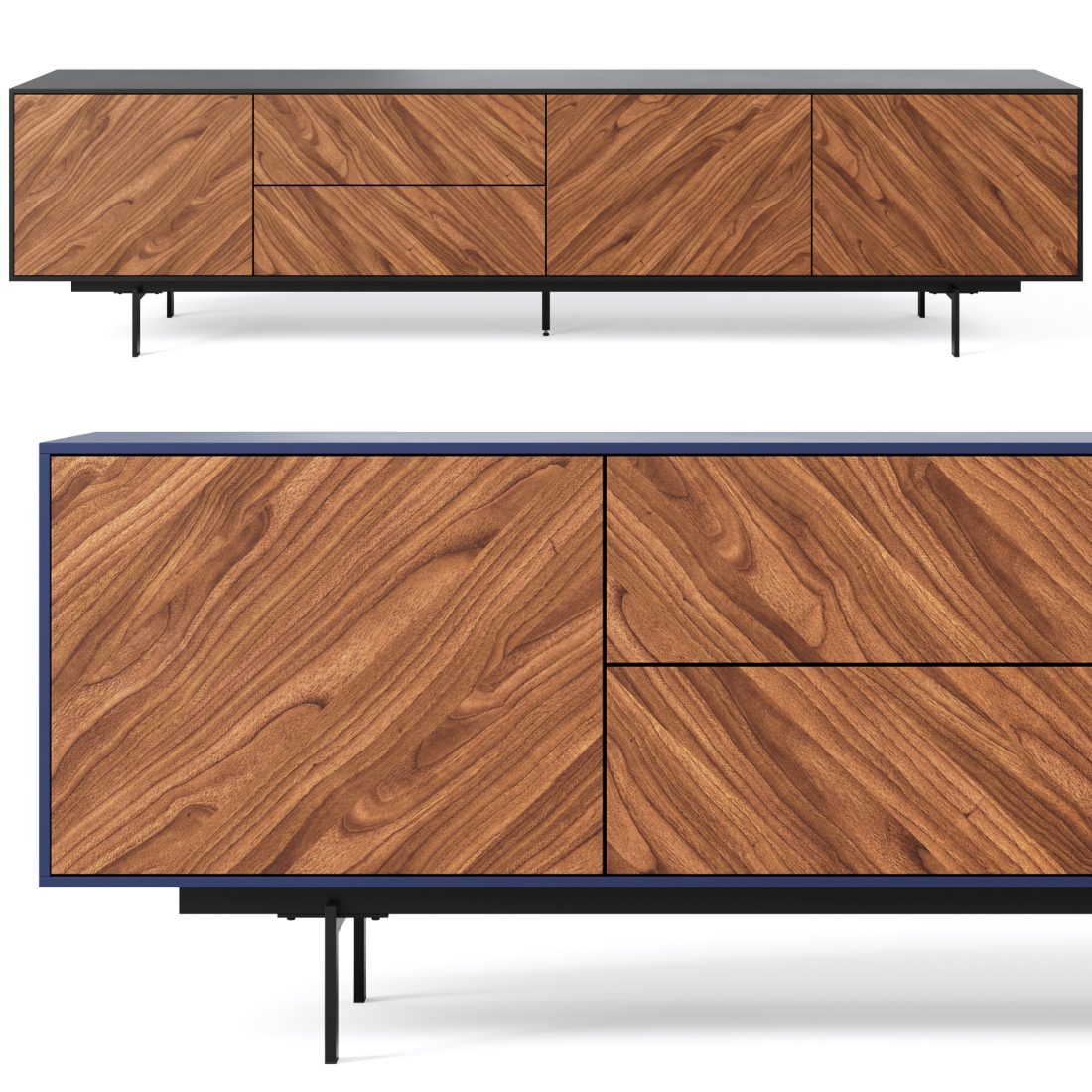 Tv Unit Duro By Mr.hide - 3D Model for VRay, Corona