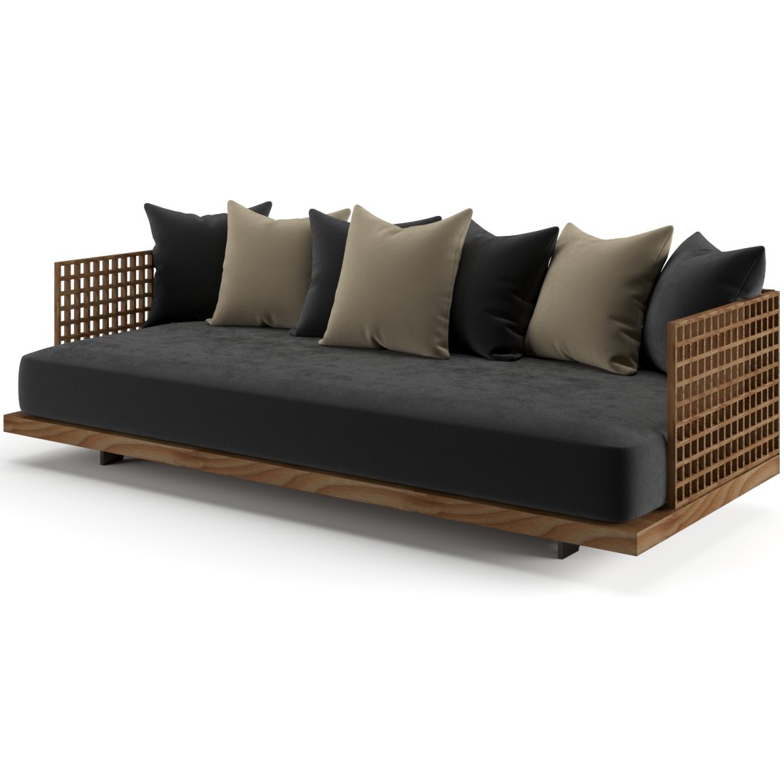 Quadrado Sofa 3D Model for VRay, Corona | CGMood