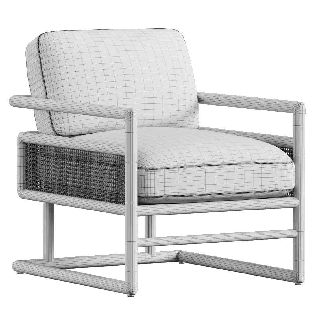 Carlin Chair By Arcadia Modern Home - 3D Model for Corona