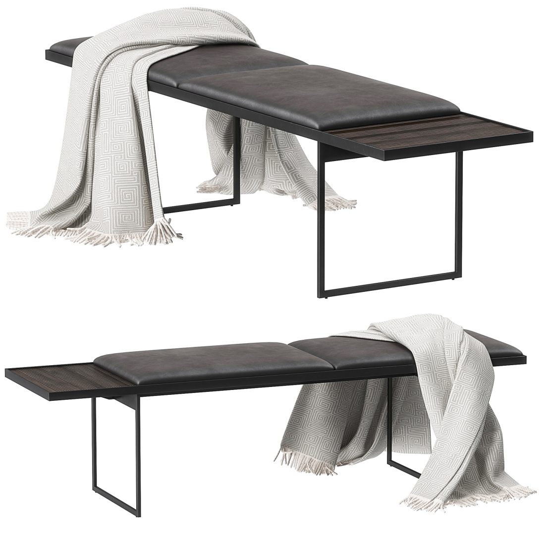 Uma Bench By Lema - 3D Model for VRay, Corona