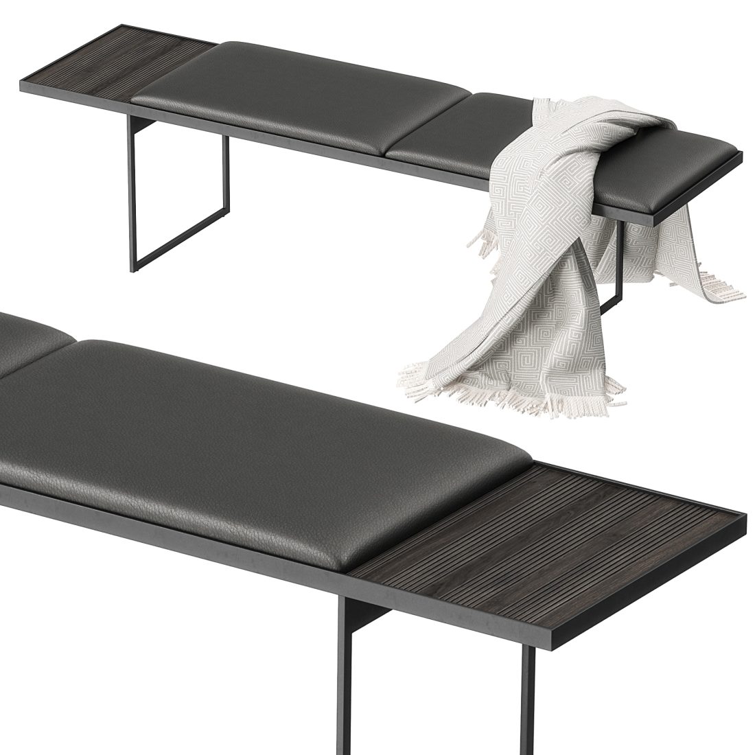 Uma Bench By Lema - 3D Model for VRay, Corona