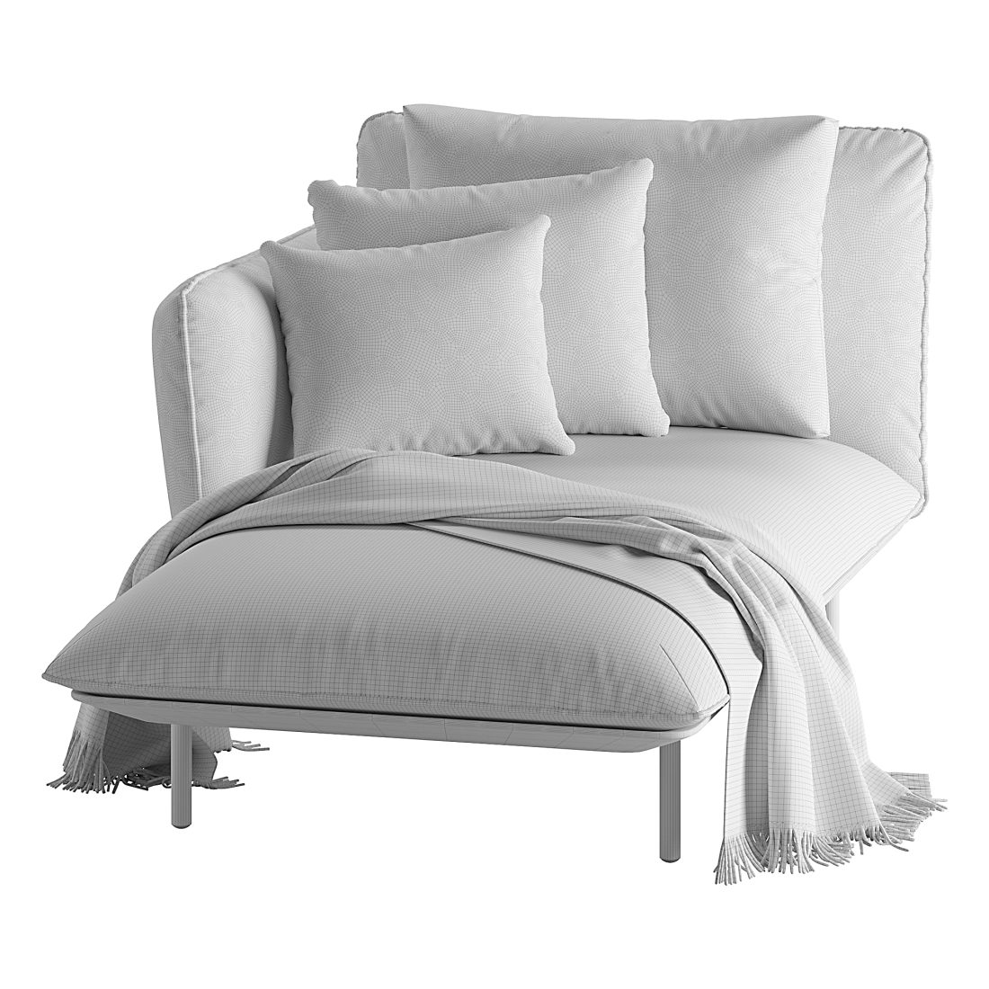 Senja Daybed By Tribu 3D Model for VRay, Corona | CGMood