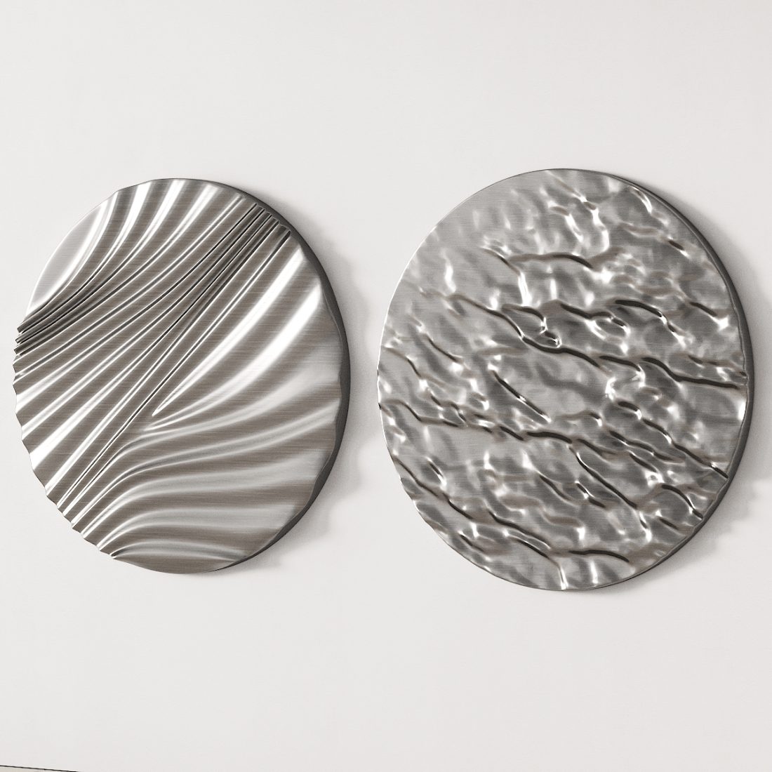 278 Decorative Wall Art 10 Round Artworks P01 - 3D Model for VRay, Corona