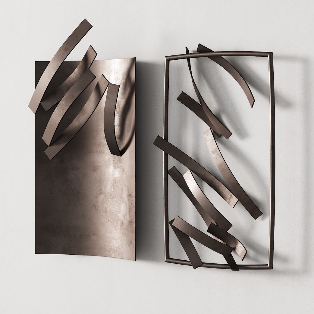 276 Decorative Wall Art 08 Artworks - 3D Model for VRay, Corona