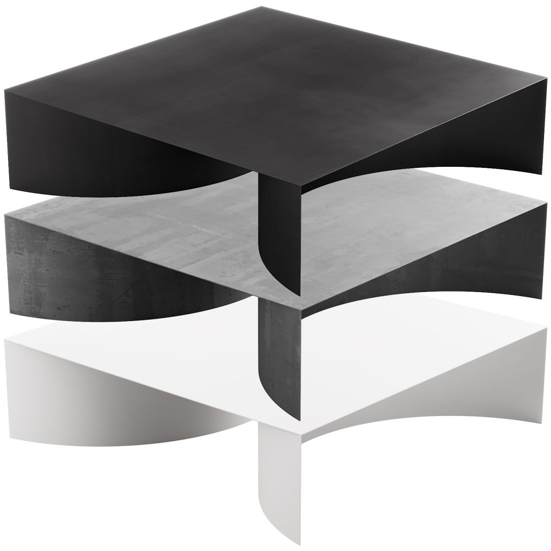 122 Void Small Table By Desalto - 3D Model for VRay, Corona
