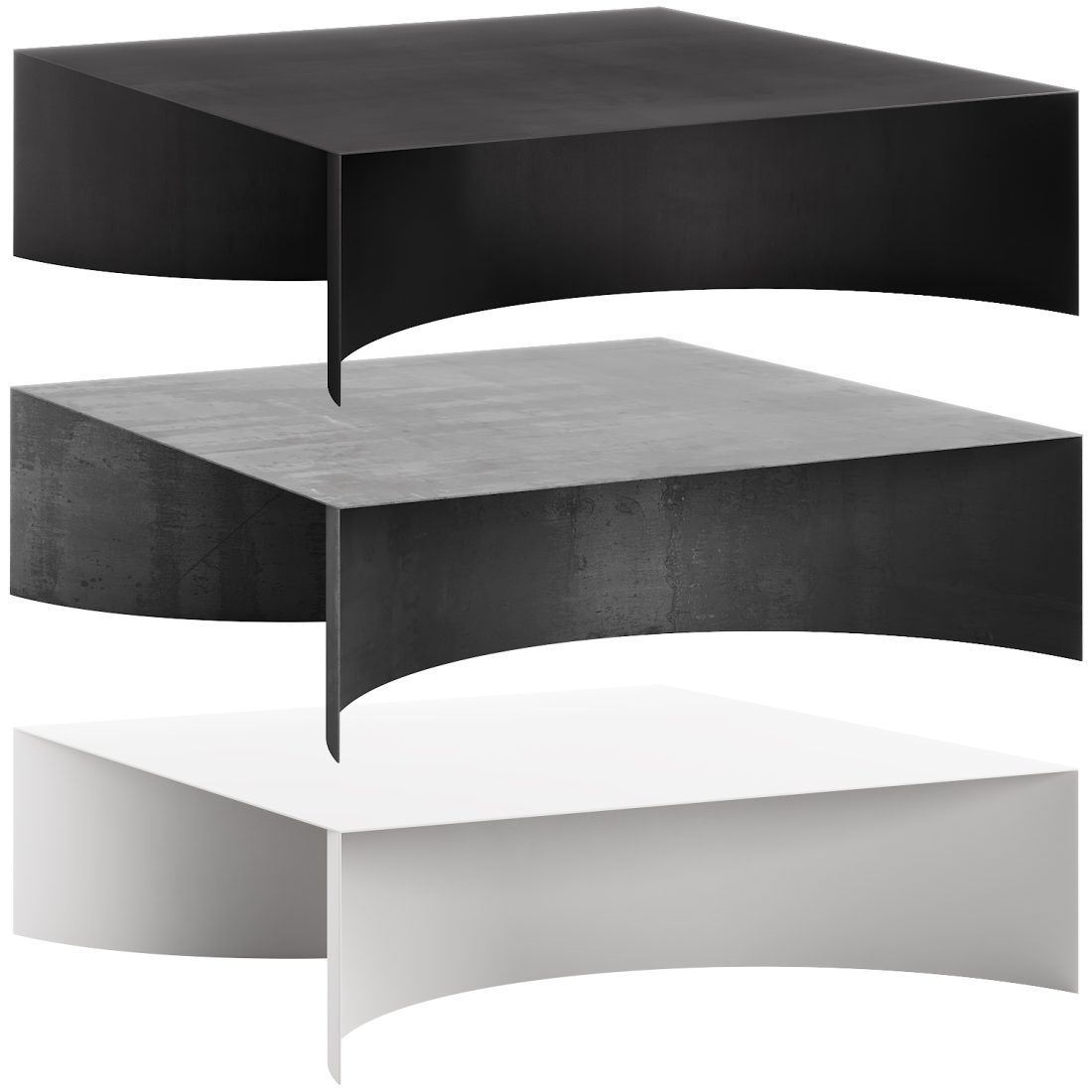 122 Void Small Table By Desalto - 3D Model for VRay, Corona