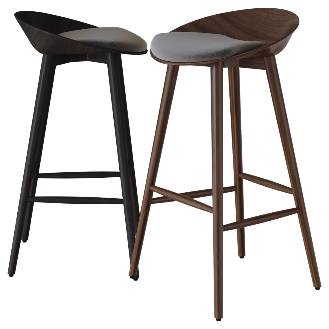 Muse Barstool By Davis - 3D Model for VRay, Corona