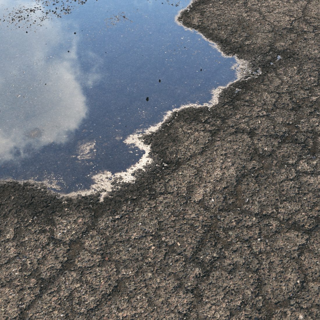 Old Asphalt Material 08 8k Seamless Pbr - 3D Model for VRay, Corona
