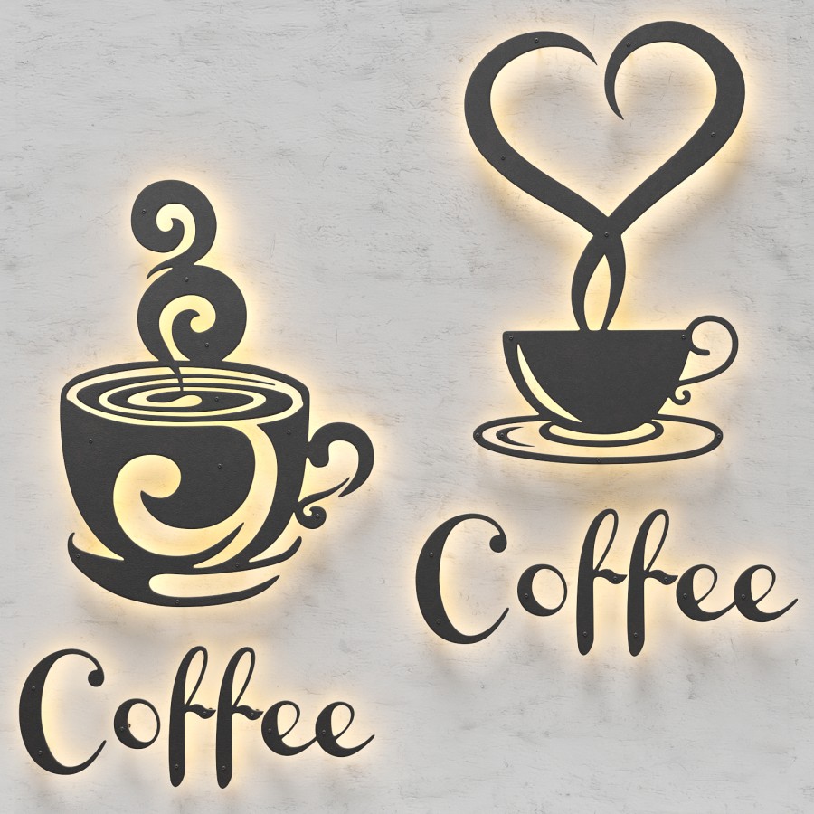 Coffee Sign V1 - 3D Model for VRay, Corona
