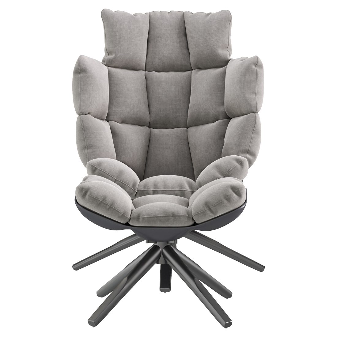 Poltrona E Pouff Husk By B&b Italia - 3D Model for Corona