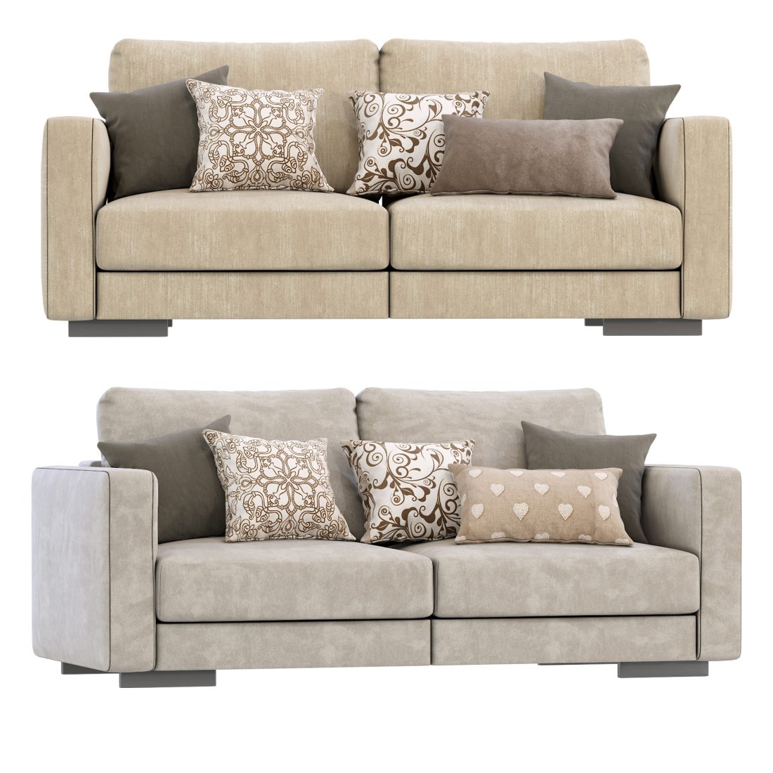 Sofa Magnum By Flexform - 3D Model for Corona