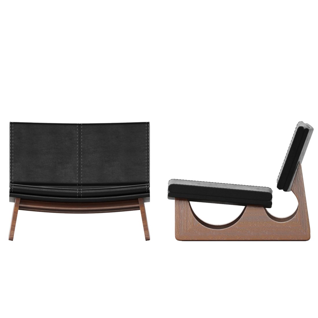 Autoban Sledge Lounge Chair 3D Model for VRay, Corona | CGMood