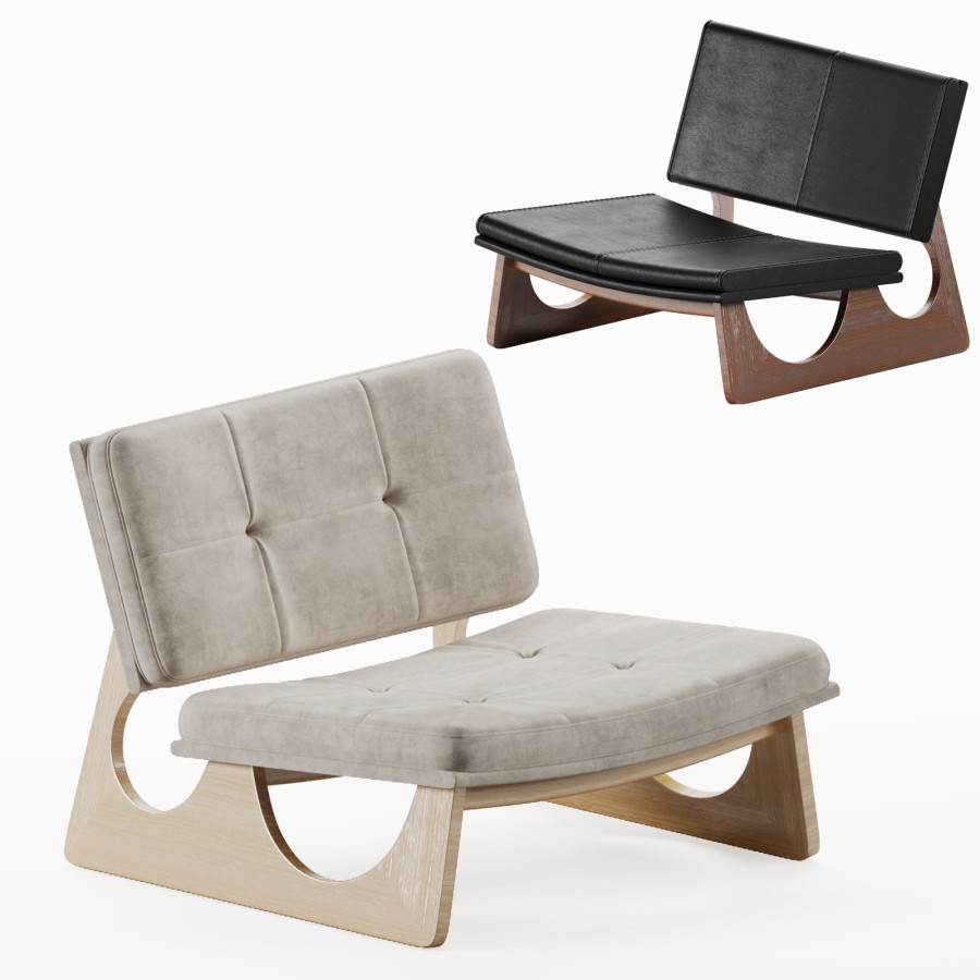 Autoban Sledge Lounge Chair 3D Model for VRay, Corona | CGMood