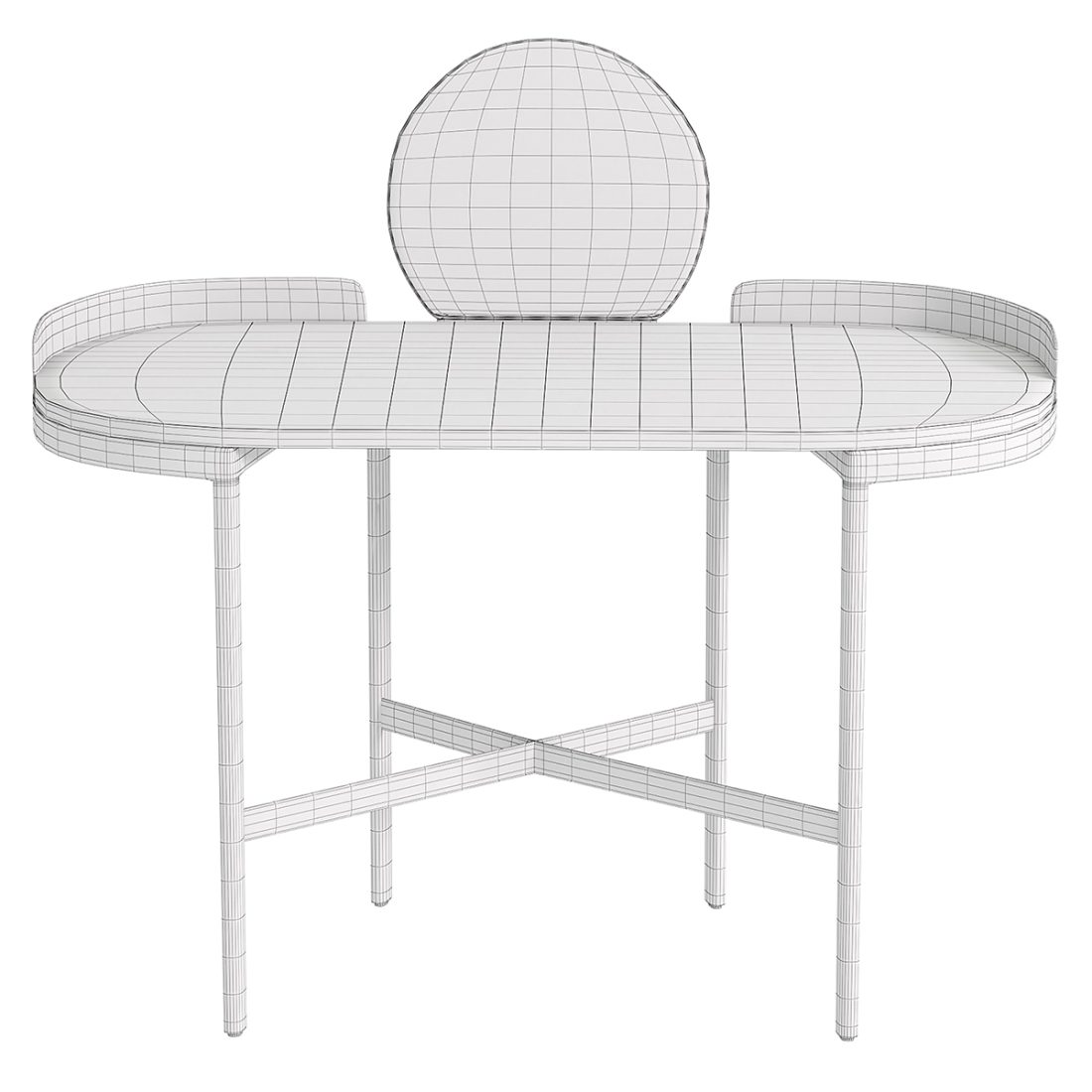 Asia Dressing Table By Bonaldo - 3D Model for Corona