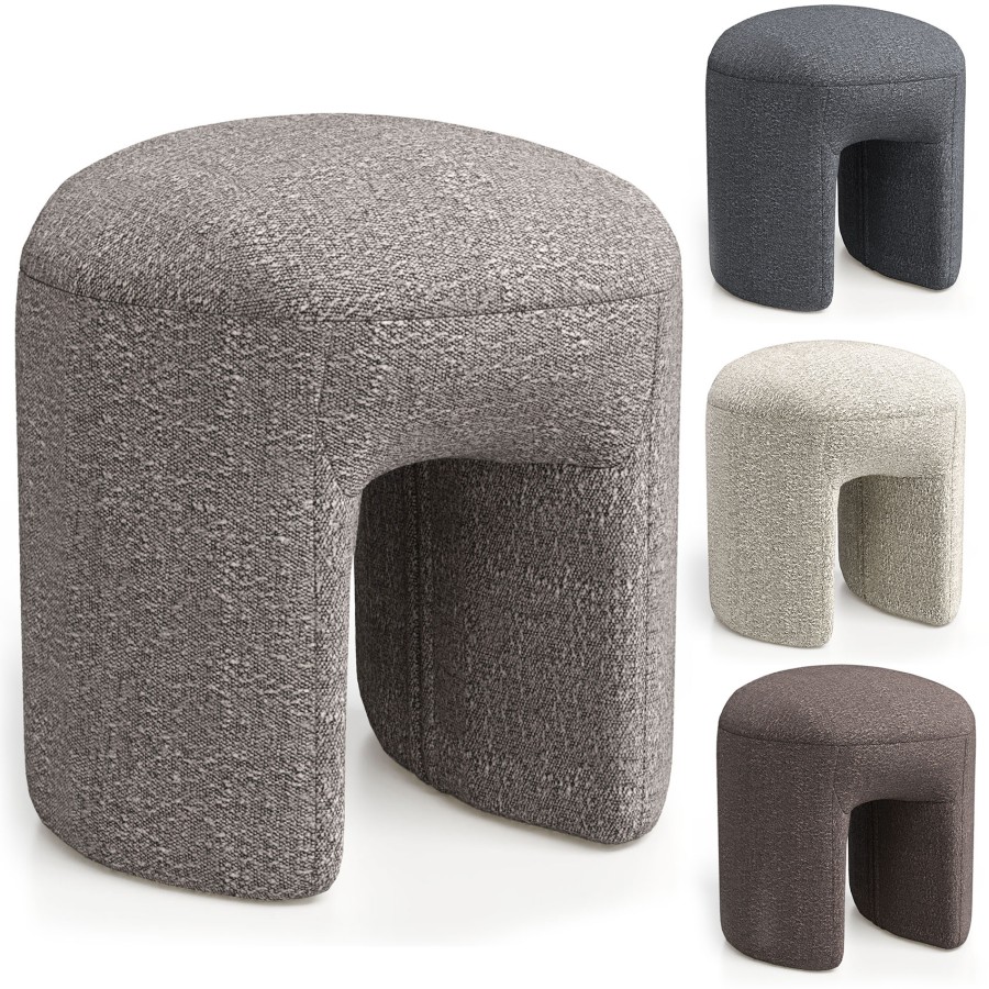 Pouf Shaggy By Ogogo 3D Model for VRay, Corona | CGMood