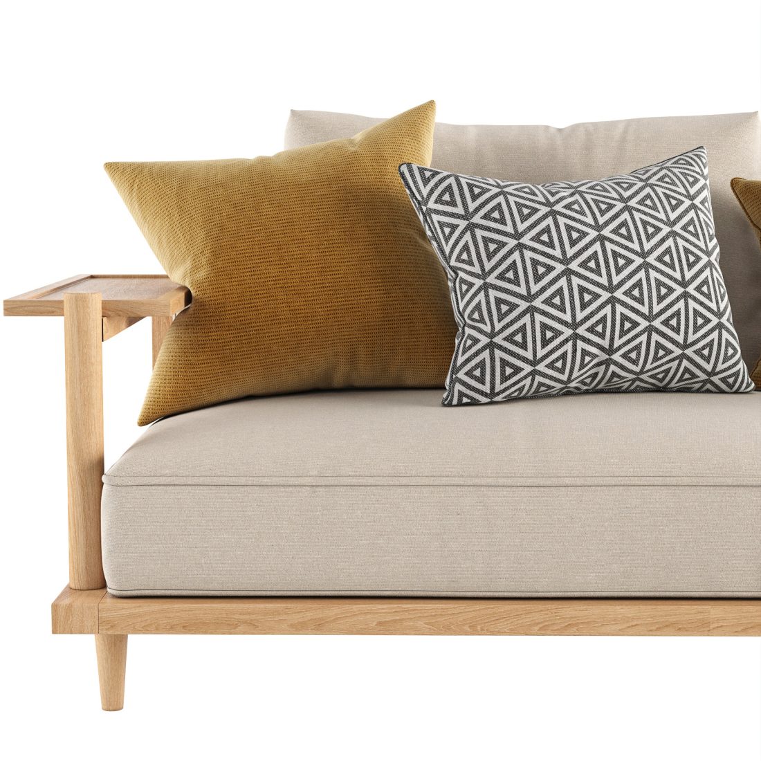 Sofa Riddle 3D Model for VRay, Corona | CGMood
