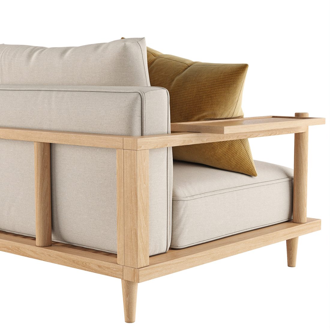 Sofa Riddle 3D Model for VRay, Corona | CGMood