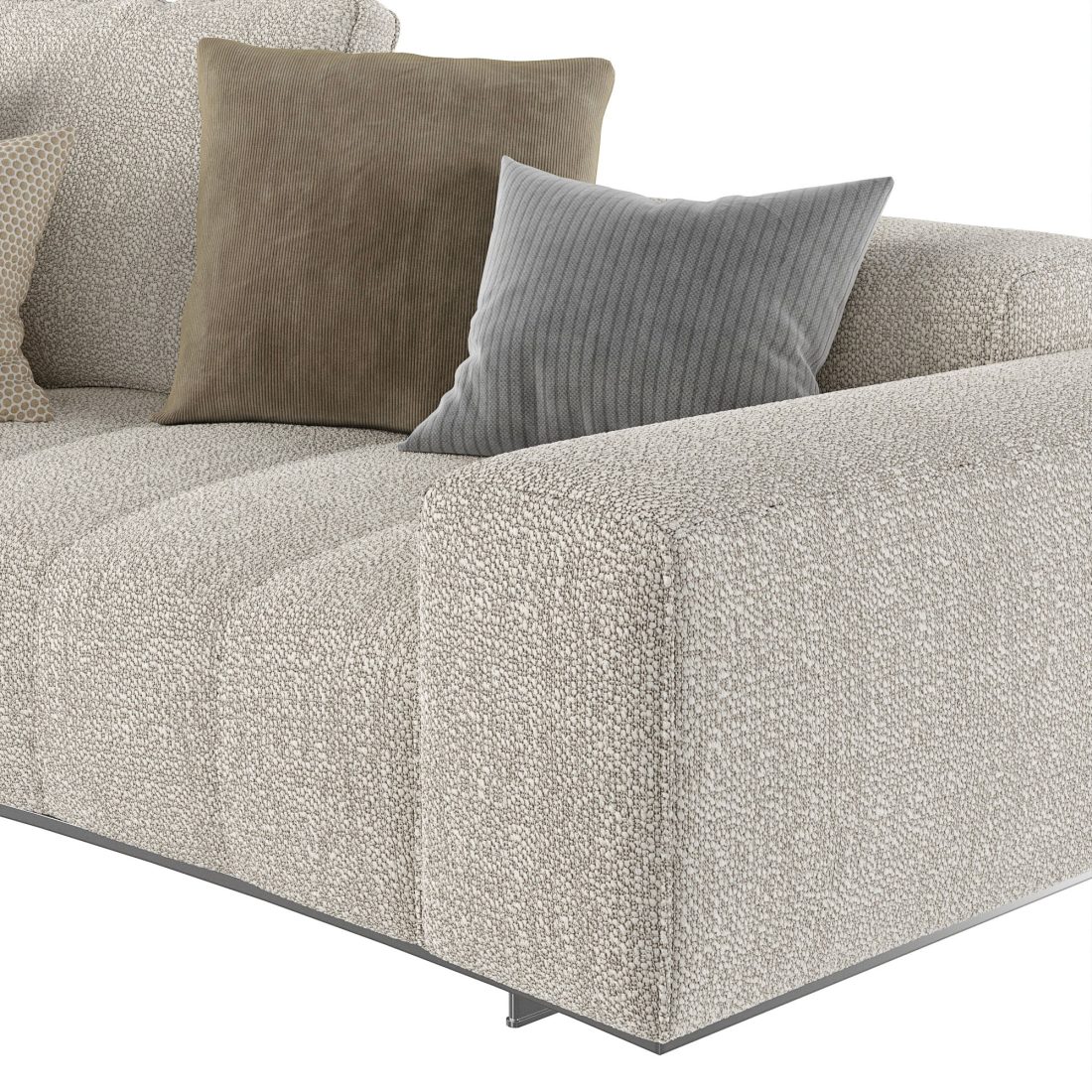 Goodman Rainbow Angled Sofa - 3D Model for VRay, Corona