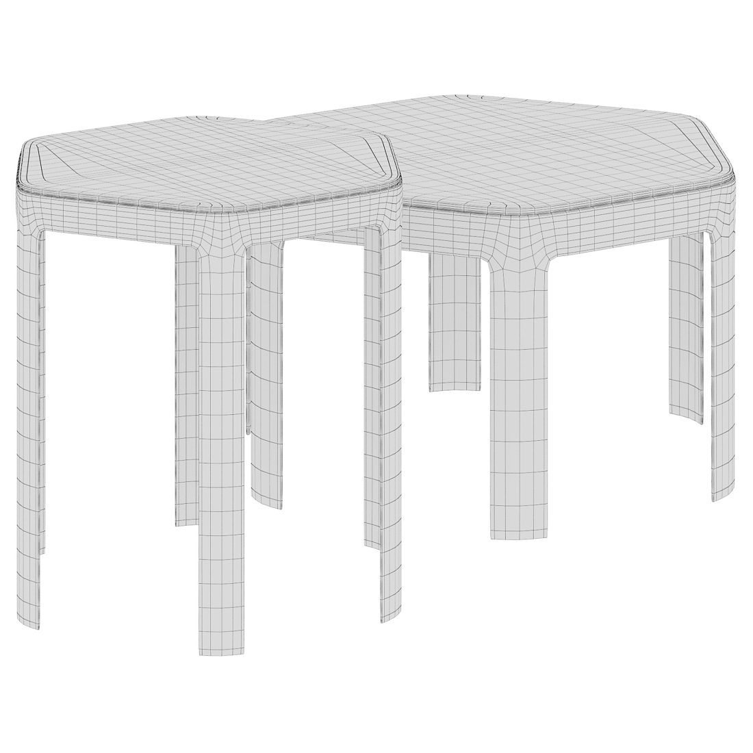 Panorama Coffee Table - 3D Model for Corona