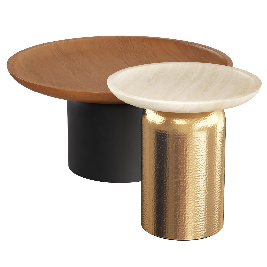 Miri Coffee Table And Miri Side Table - 3D Model for VRay