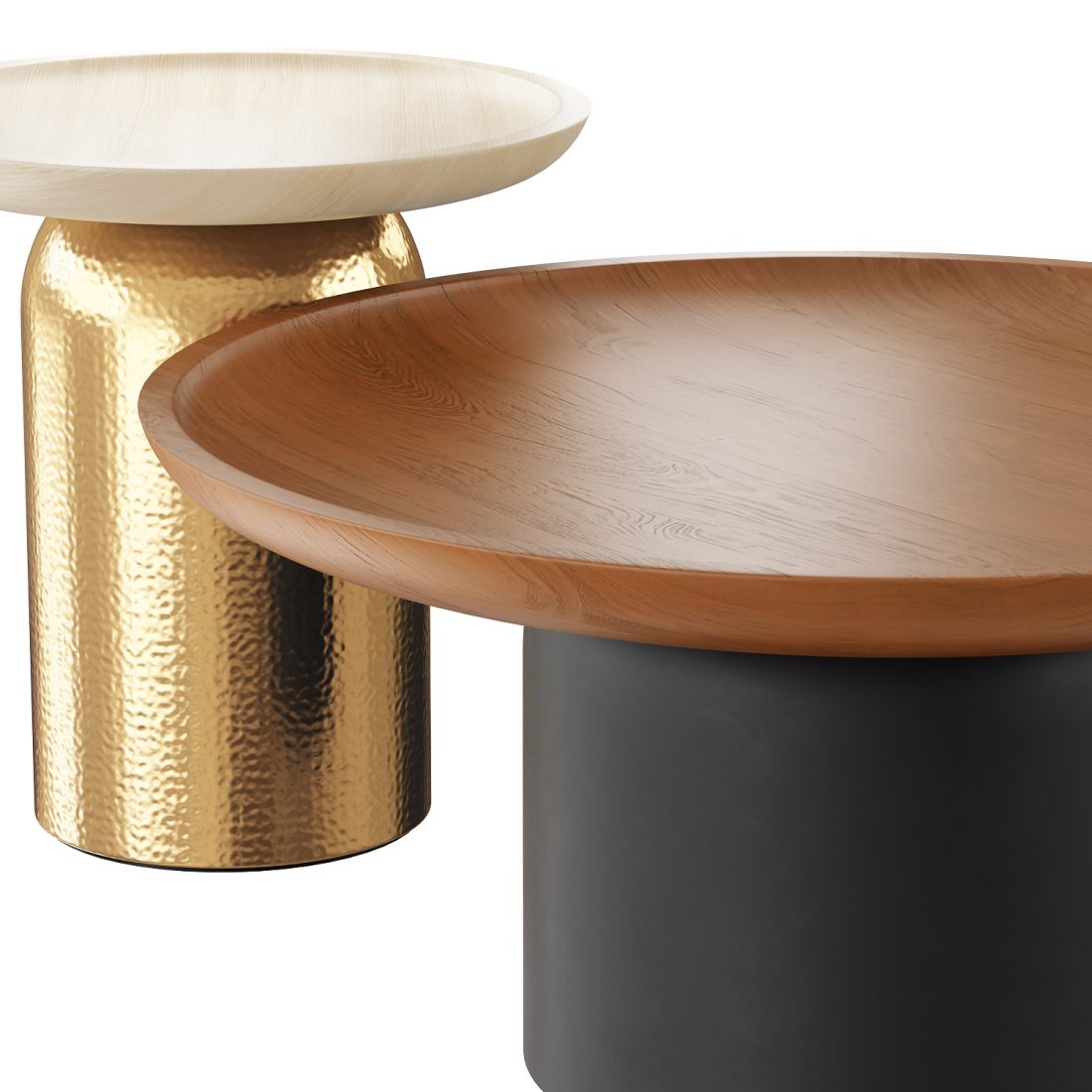 Miri Coffee Table And Miri Side Table - 3D Model for VRay