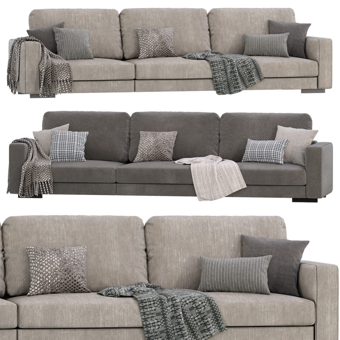 Magnum Sofa By Flexform 3D Model for Corona | CGMood