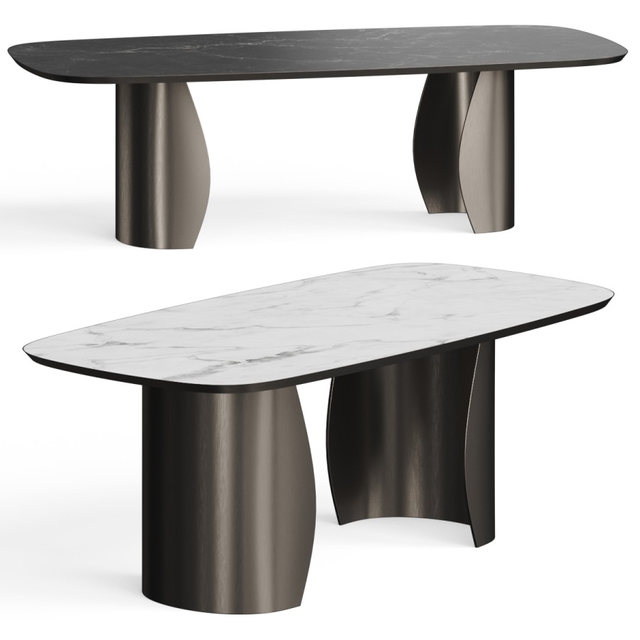 Reflex Petalo 72 Dining Table - 3D Model for VRay, Corona