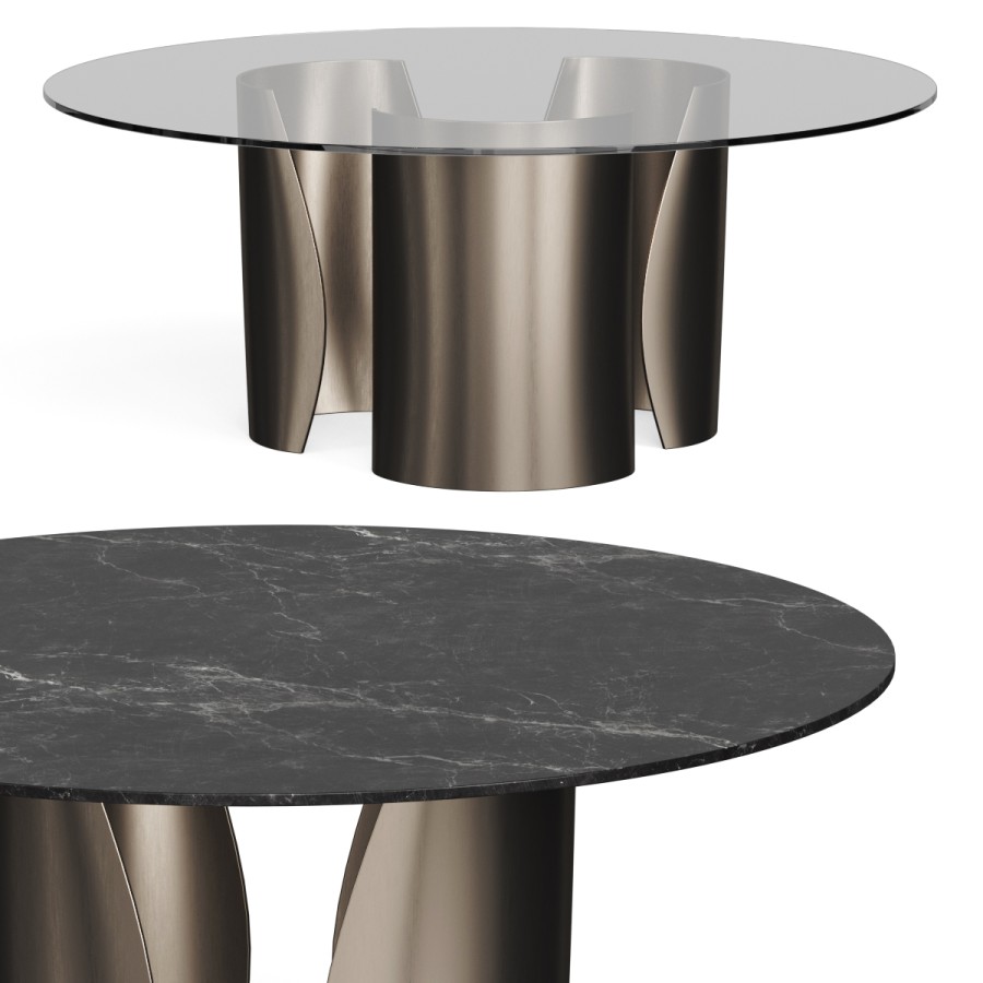 Reflex Petalo 72 Round Dining Table - 3D Model for VRay, Corona