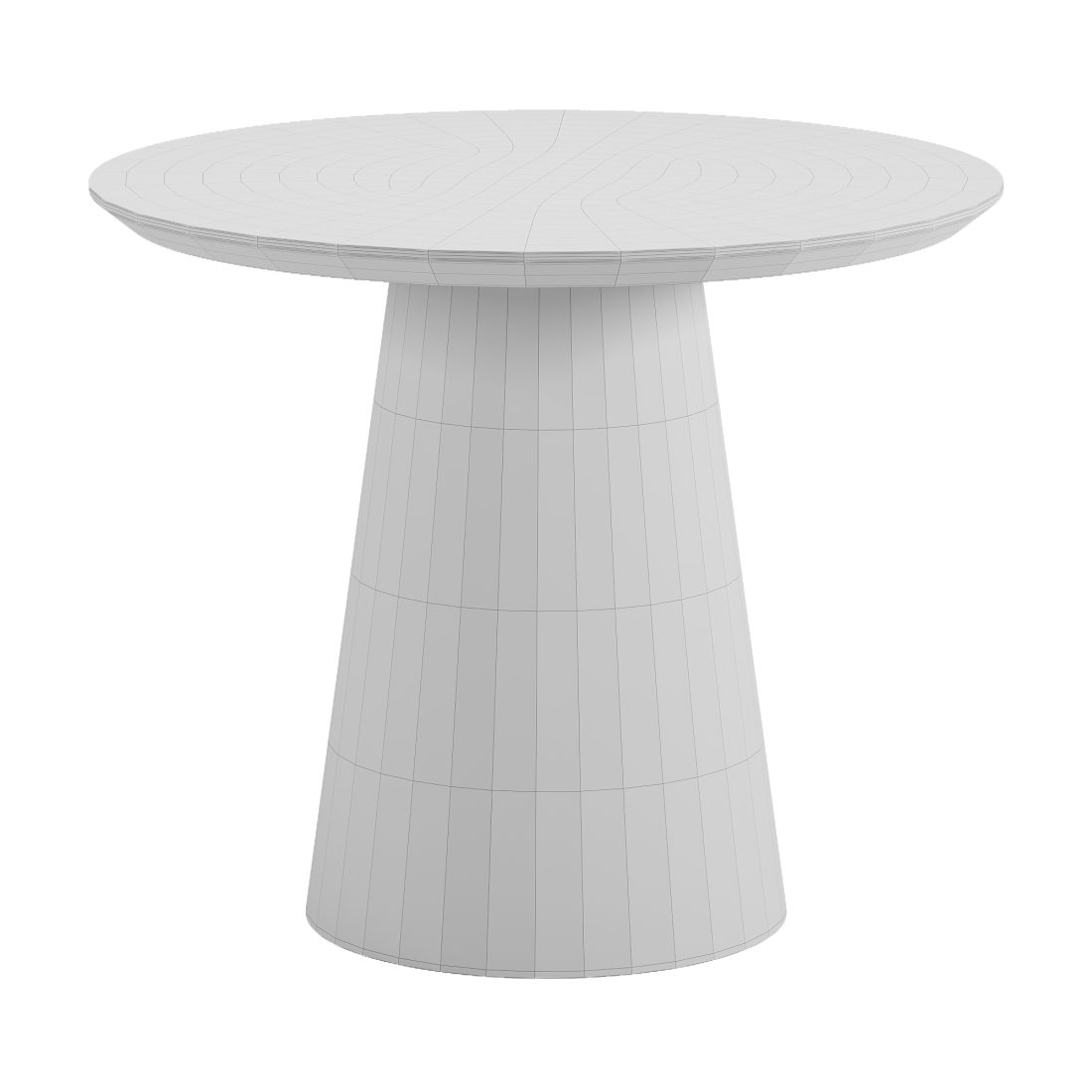 Conical Dining Table - 3D Model for Corona